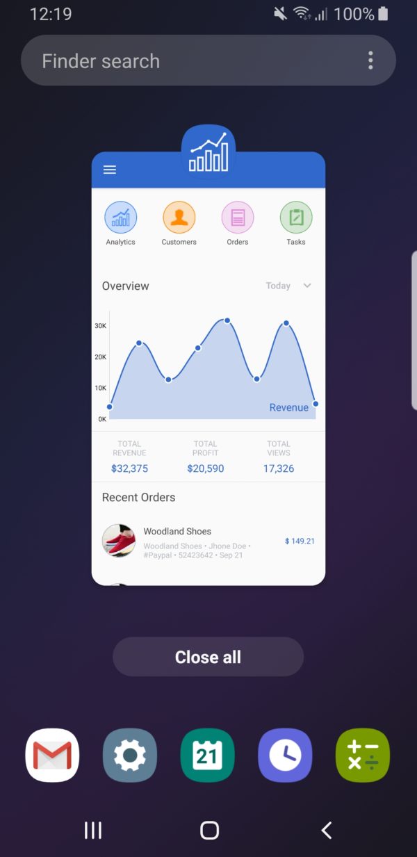 Android Dashboard App Template in Kotlin | Download | Instakotlin