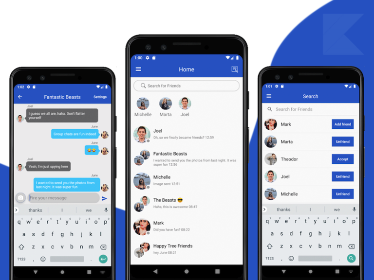 Android Chat App Template in Kotlin with Firebase Backend | Download