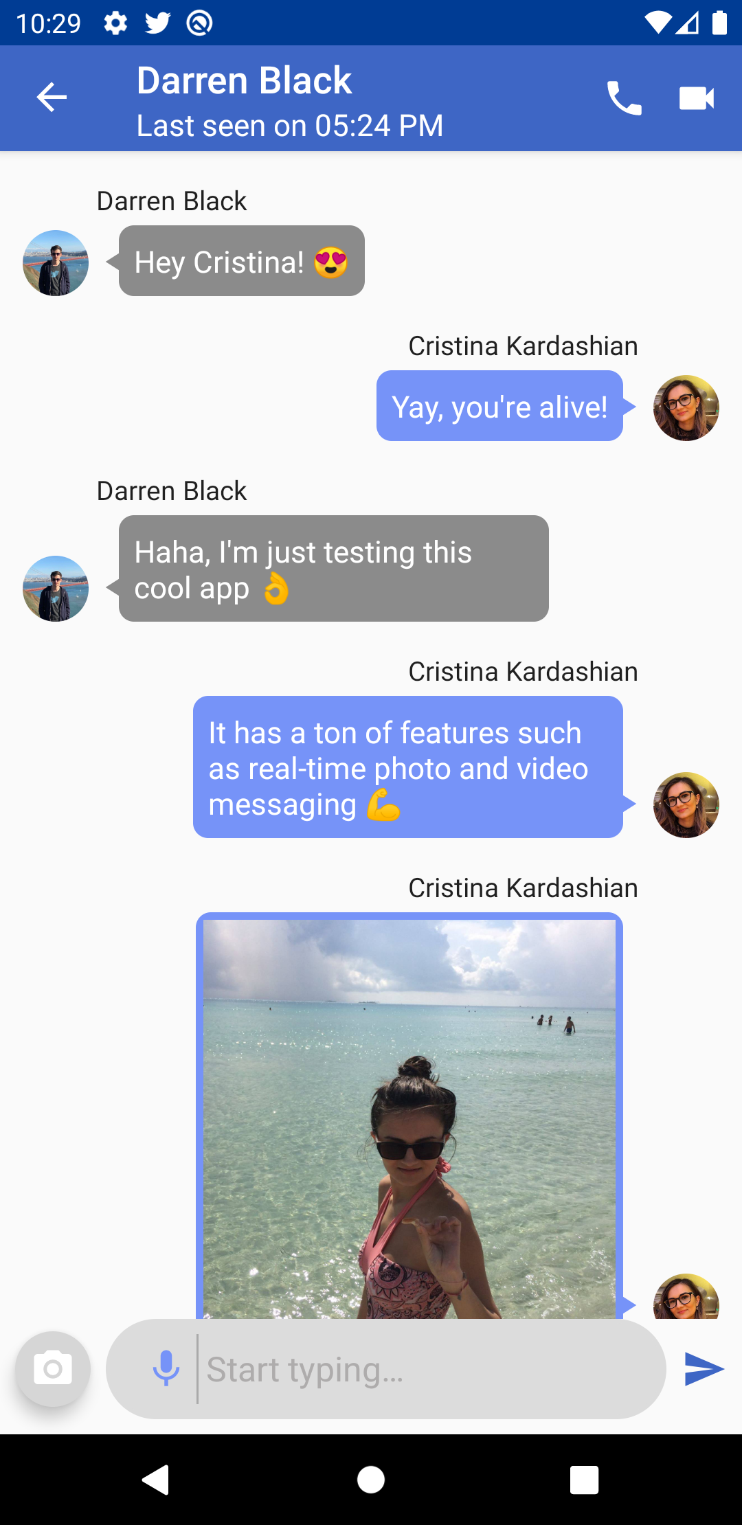 Android Chat App Template in Kotlin with Firebase Backend | Download